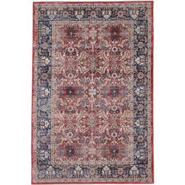 CarpetFine Teppich &raquo;Vintage Marin&laquo; rechteckig 8 mm H&ouml;he Orient Vintage Look rot Polypropylen (PP) B : 120cm 1 Stk., 8mm, L: 170cm