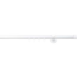 mydeco Gardinenstange &raquo;Kappe function &Oslash; 20mm&laquo; 1 l&auml;ufig-l&auml;ufig Fixma&szlig; wei&szlig; B/L: 270cm, 1 l&auml;ufig
