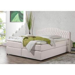 Maintal Boxspringbett in diversen Ausf&uuml;hrungen grau Seitliche Einfassung Unterbox und Obermatratze: Mikrovelours (100% Polyester);Spiegelfl&auml;che der Unterbox 