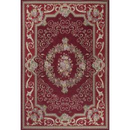 Theko Teppich &raquo;Flomi Florentina&laquo; rechteckig 4 mm H&ouml;he Flachgewebe, Orient-Optik, ideal im Wohnzimmer & Schlafzimmer rot Kunstfaser B : 80cm 1 Stk., 