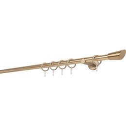 mydeco Gardinenstange &raquo;20mm Rag Wandtr&auml;ger 6,5 cm&laquo; 1 l&auml;ufig-l&auml;ufig Fixma&szlig; grau B/L: 100cm, 1 l&auml;ufig