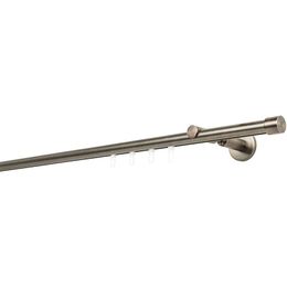 mydeco Gardinenstange &raquo;Kappe function &Oslash; 20mm&laquo; 1 l&auml;ufig-l&auml;ufig Fixma&szlig; braun B/L: 300cm, 1 l&auml;ufig