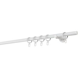 mydeco Gardinenstange &raquo;20mm Match Wandtr&auml;ger 6,5 cm&laquo; 1 l&auml;ufig-l&auml;ufig Fixma&szlig; wei&szlig; B/L: 370cm, 1 l&auml;ufig