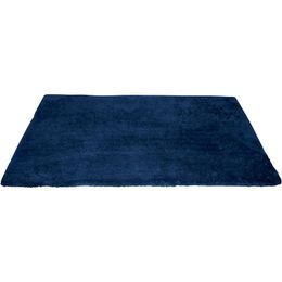Dyckhoff Badematte &raquo;Siena&laquo; H&ouml;he 30 mm rutschhemmend beschichtet fu&szlig;bodenheizungsgeeignet blau Polyester rechteckig (55cm x 65cm ) WC-Vorleger rechteckig ohne 
