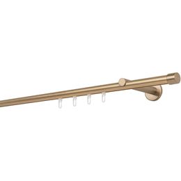 mydeco Gardinenstange &raquo;Kappe function &Oslash; 20mm&laquo; 1 l&auml;ufig-l&auml;ufig Fixma&szlig; grau B/L: 120cm, 1 l&auml;ufig