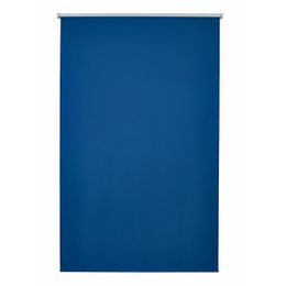 GOOD LIFE Seitenzugrollo &raquo;Amelie&laquo; verdunkelnd energiesparend mit Bohren 1 St&uuml;ck blau Polyester 180cm, 62cm
