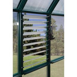 Palram-Canopia Automatischer Lamellenfenster&ouml;ffner f&uuml;r Gew&auml;chshaus schwarz 5,5 x 6 cm