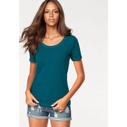 Vivance Damen T-Shirt, Bunt, Gr. 48/50, T-Shirts, Material: Baumwolle