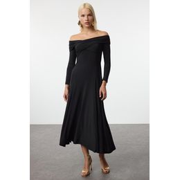 Gerade geschnittenes, &auml;rmelloses, tailliertes Cocktailkleid f&uuml;r Damen in Midi-L&auml;nge