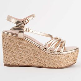 Montevita Sandale Mit Keilabsatz Salia10 Gold