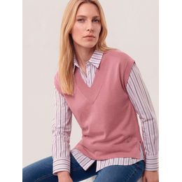 Walbusch Merino Pullunder mit V-Ausschnitt