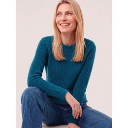 Walbusch Baumwollmix Pullover in Pl&uuml;schgarn