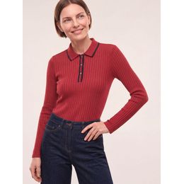 Walbusch Poloshirt mit Rippenstruktur