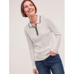 Walbusch Poloshirt mit Rippenstruktur