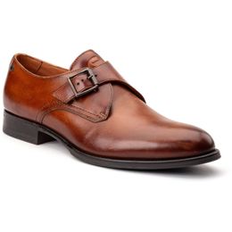 Base London Faraday Leder Herren Schuhe in gebranntem Tan