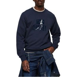 Diesel - Einfarbiges Sweatshirt In Marineblau