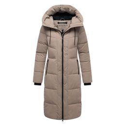 Navahoo Damen Winter Steppmantel SCHOKOKUSS &ndash; elegant, warm & funktional