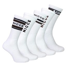 Nicce 5er-Pack Herren Crew Socken - Weiche, atmungsaktive Baumwoll-Alltagsocken