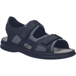 Josef Seibel Herren Sandale Max 61 in schwarz-kombi