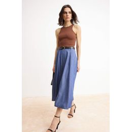 Damen Midi-Kleid, &auml;rmellos, flach, A-Linie, f&uuml;r Tag und Nacht