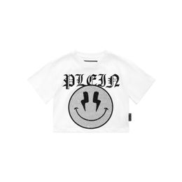 Philipp Plein Cropped T-Shirt Round Neck Ss Smile