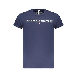 Accademia Militare Blau Baumwolle Herren T-Shirt