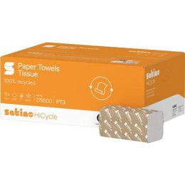 satino Falthandt&uuml;cher Comfort, 2-lagig, V-Falzung, mit Pr&auml;gung, L 230 x B 250 mm, 100 % Recycling-Papier, hochwei&szlig;, 3200 Blatt