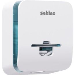 satino Damenhygienespender FemCare HYGINITY, 3-in-1, f&uuml;r bis zu 160 Tampons/30 Monatsbinden, B 212 x T 251 x H 116 mm, Kunststoff, wei&szlig;
