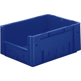 Euro-Stapelbeh&auml;lter mit Eingriff, Volumen 14,5 l, LxBxH 400 x 300 x 175 mm, VE 4 Stk, grau kaiserkraft