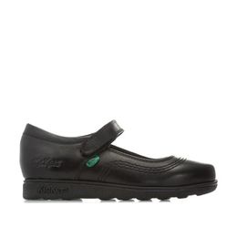 Kickers Fragma Pop Lederschuhe f&uuml;r M&auml;dchen in Schwarz