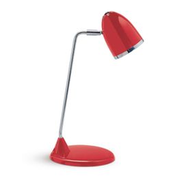 Maul Tischleuchte Maulstarlet E27 LED 3.000 K Standfu&szlig; rot