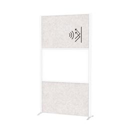 Maul Stellwandsystem Maulconnecto 2xAkustik hell 1x WB Stand