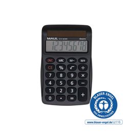 Maul Tischrechner ECO MJ 455 Solar 1-zeilig, 8 Ziffern schwarz