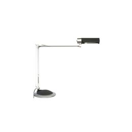 Maul Tischleuchte Mauloffice E27 LED 3.000 K Klemmfu&szlig; Standfu&szlig; silber