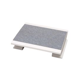 Maul Fu&szlig;st&uuml;tze Maulpro 45 x 39 cm Nadelfilz h&ouml;henverstellbar wei&szlig;
