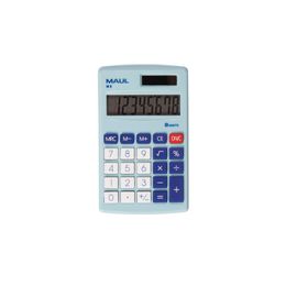 Maul Taschenrechner M 8 Solar Batterie 1-zeilig, 8 Ziffern hellblau