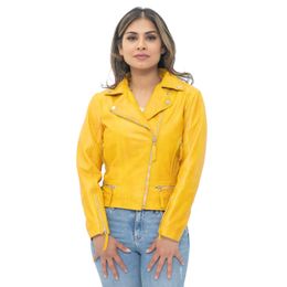 Damen-Bikerjacke aus Leder &ndash; Stockholm