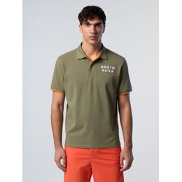 North Sails Polohemd Mit gestreiftem Kragen