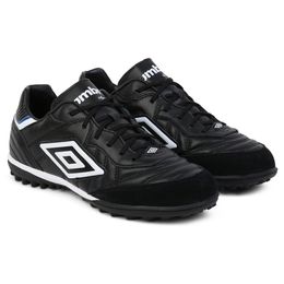 Umbro Herren Speciali Eternal Team Nt Grain Leder Astro Turf Turnschuhe (Schwarz/Wei&szlig;/K&ouml;nigsblau)