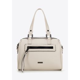 Wittchen Damen-Brusttasche aus &Ouml;ko-Leder, Erdnusscreme