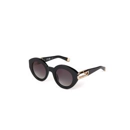 Furla Sonnenbrille Gl&auml;nzend Schwarz