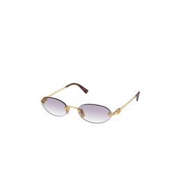 Miu Miu Sonnenbrille Lila Verlauf/Gold