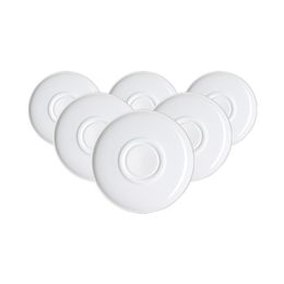 Ritzenhoff & Breker Ritzenhoff & Breker Kombi-Untertassen Bianco &oslash; 15,5 cm 6er Set