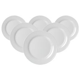 Ritzenhoff & Breker Ritzenhoff & Breker Speiseteller Bianco &oslash; 24 cm 6er Set