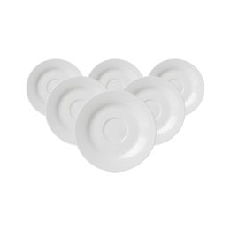 Ritzenhoff & Breker Ritzenhoff & Breker Kaffeeuntertassen Bianco Rondo &oslash; 15 cm 6er Set