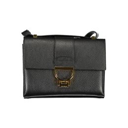 Coccinelle Damen schwarze Lederhandtasche