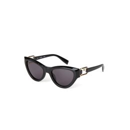 Furla Sonnenbrille Gl&auml;nzendes Schwarz