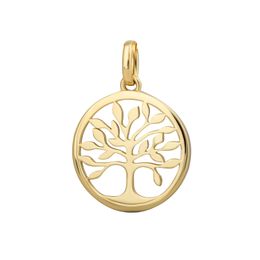 OROLINO Anh&auml;nger Gold 375 mit Lebensbaum-Motiv