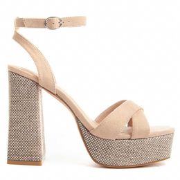 Montevita Absatzsandale Festsand8 in Beige