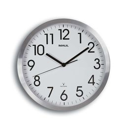 Maul Wanduhr Maulmove &Oslash; 30.5 x 5 cm funkgesteuert Aluminium 1 x AA (1.5 V) aluminium